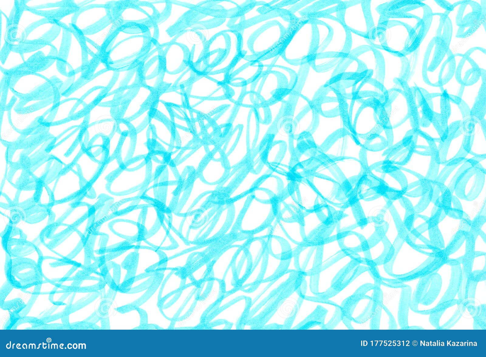 Abstract Graphic Turquoise Light Blue White Monochrome Pattern of ...