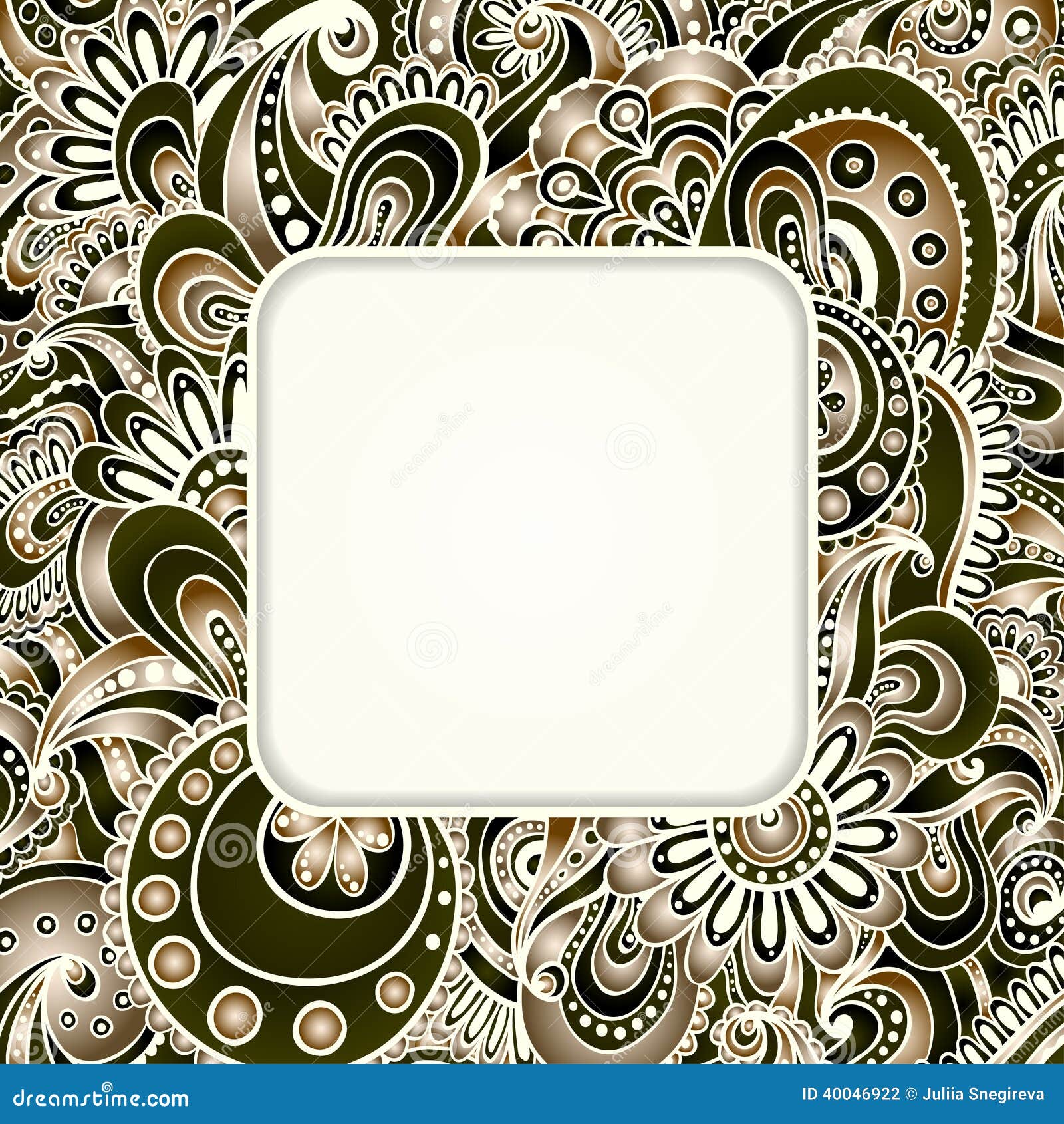 Abstract Graphic Vector Ethnic Pattern S Border. Stock Vector ...