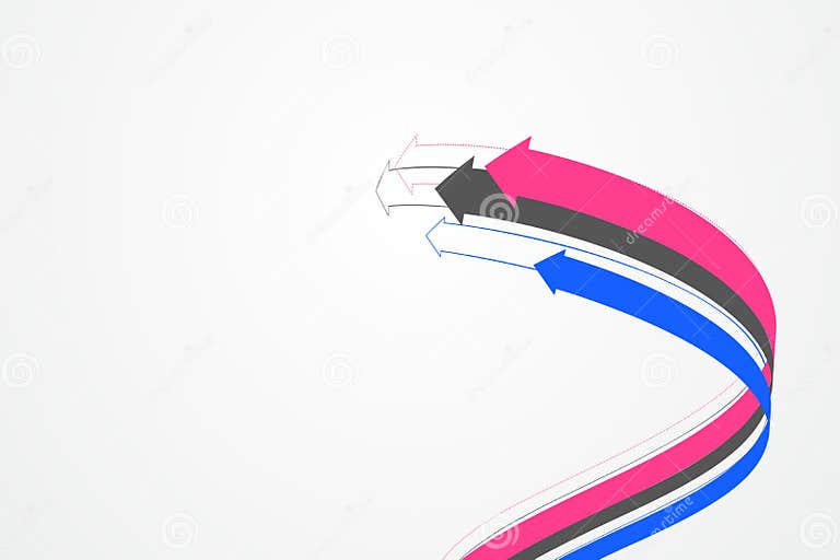 Abstract Graphics Composed of Staggered Arrows Symbolize the Meaning of ...