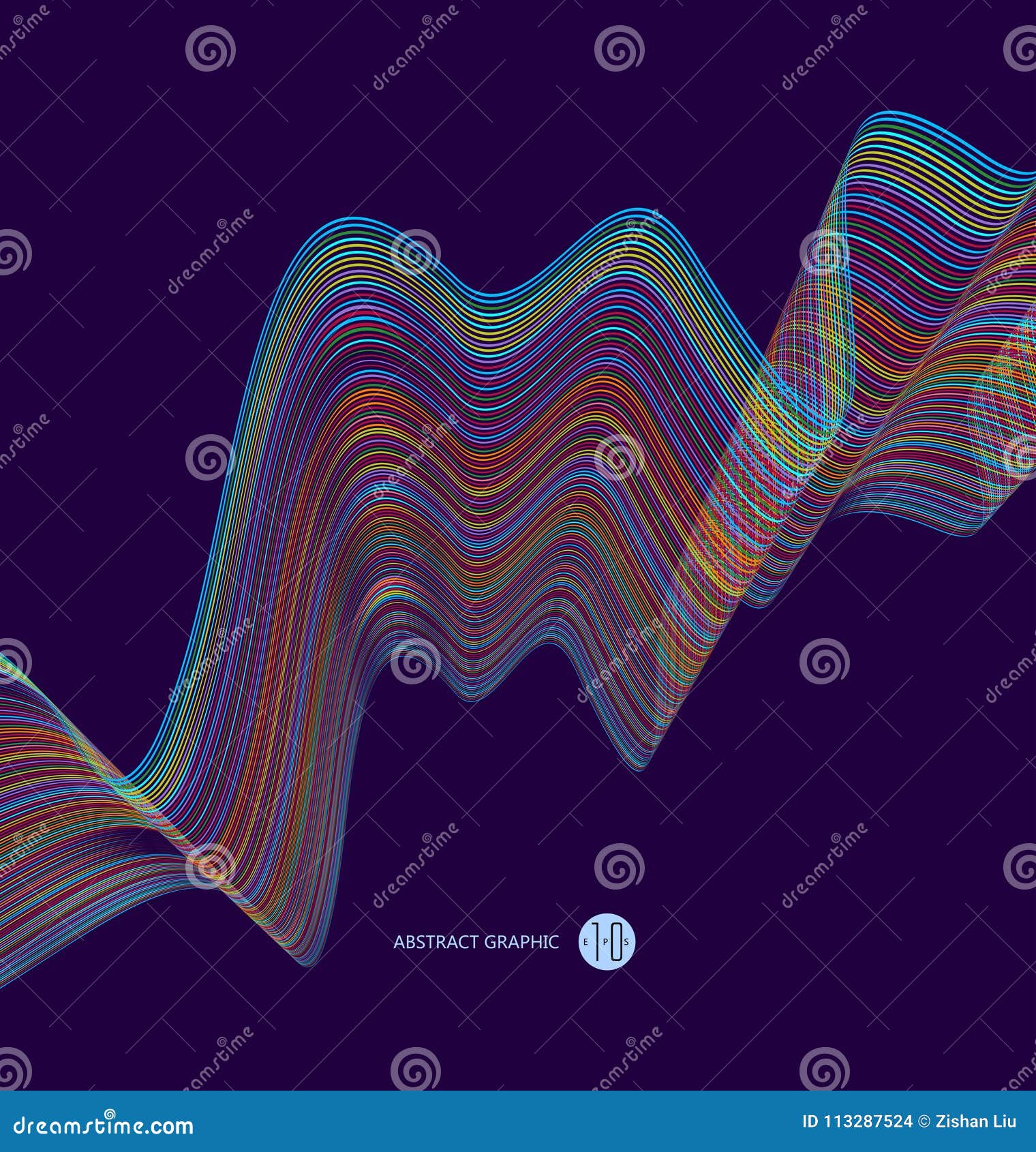 Abstract Graphics, Technological Sense Vector Illustration. Stock ...