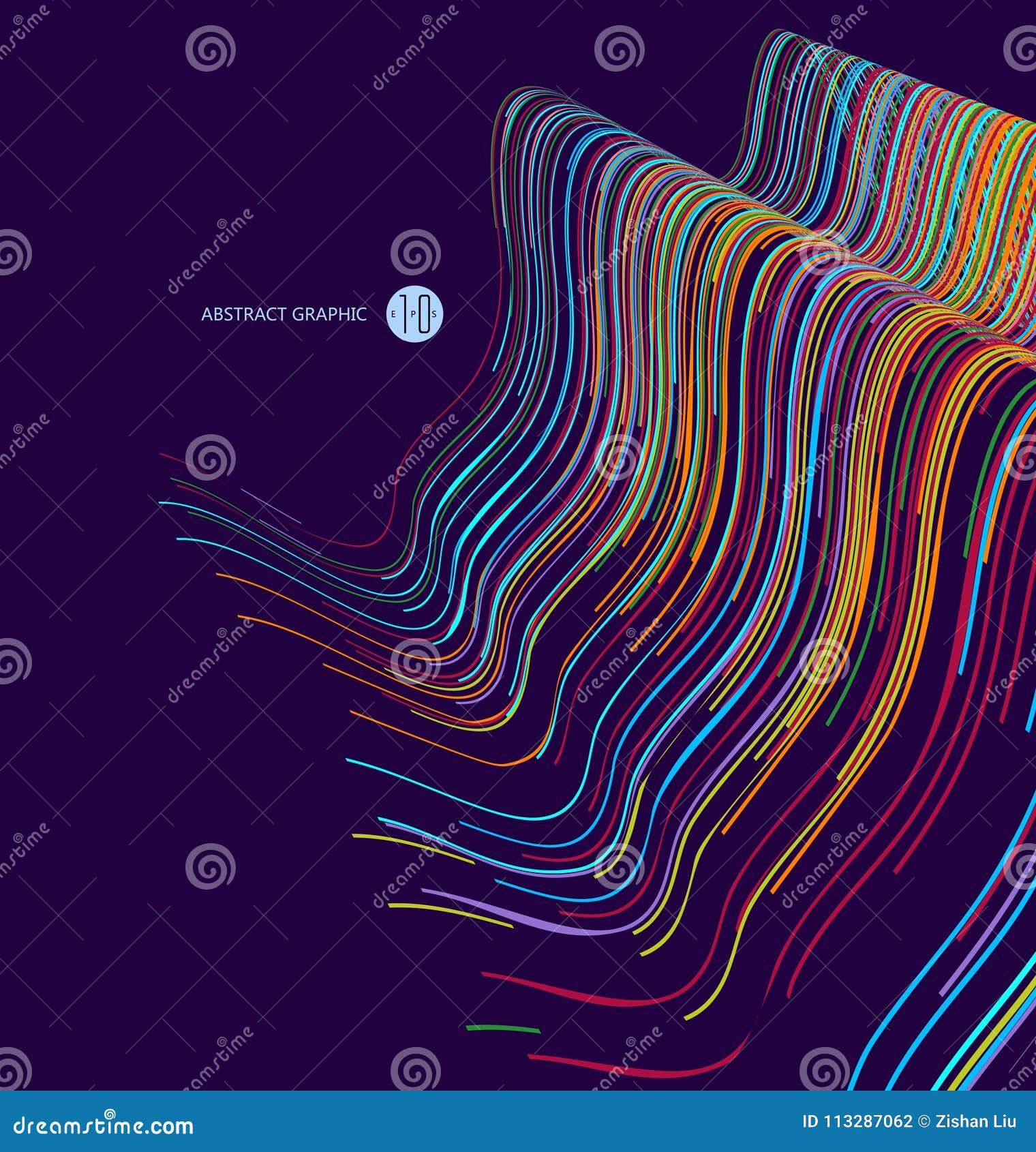 Abstract Graphics, Technological Sense Vector Illustration. Stock ...