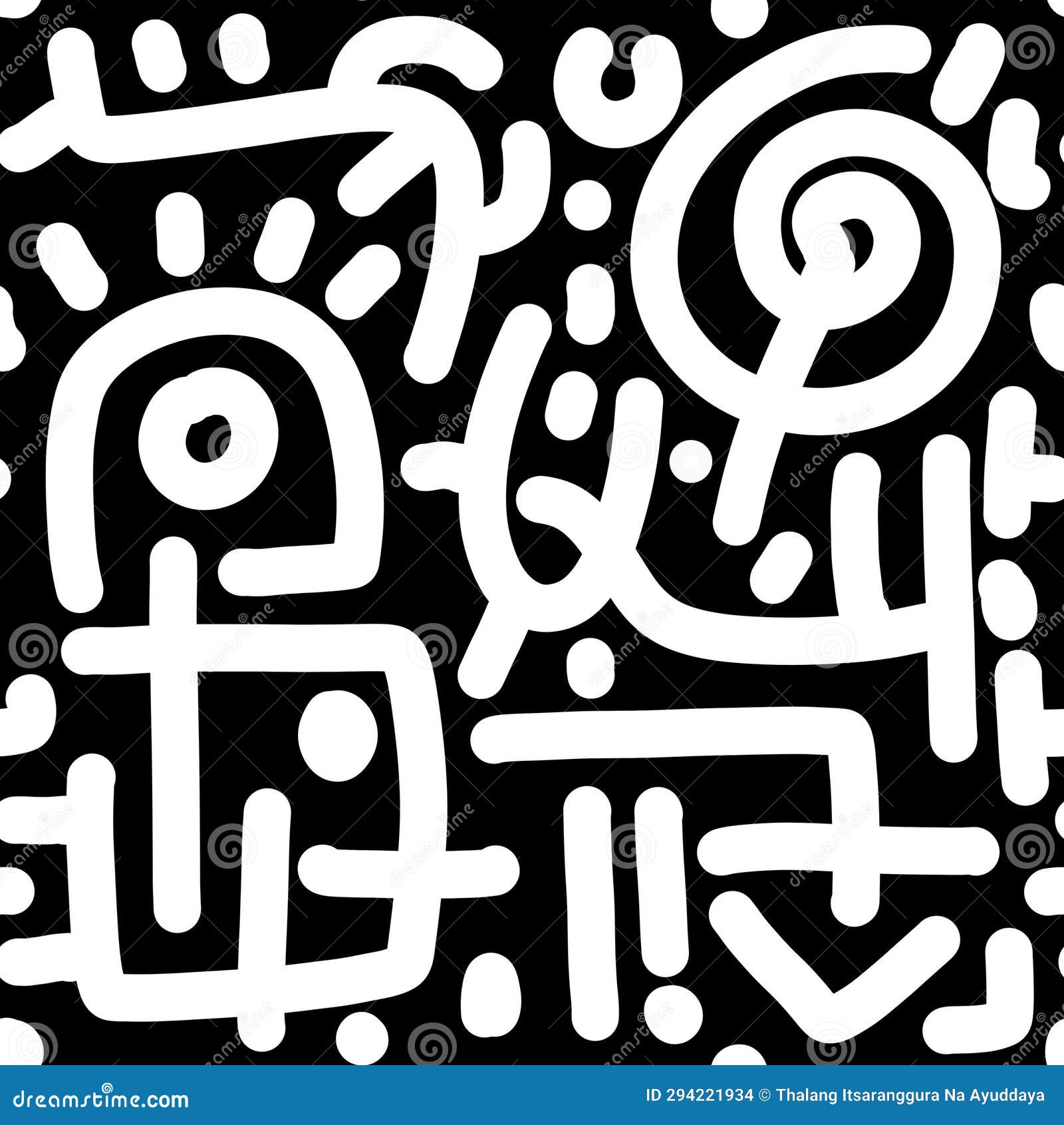 Abstract Graphics of Versatile Seamless Patterns Stock Illustration ...