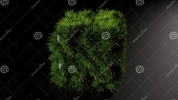 Abstract grass cube stock illustration. Illustration of mosaic - 295481925