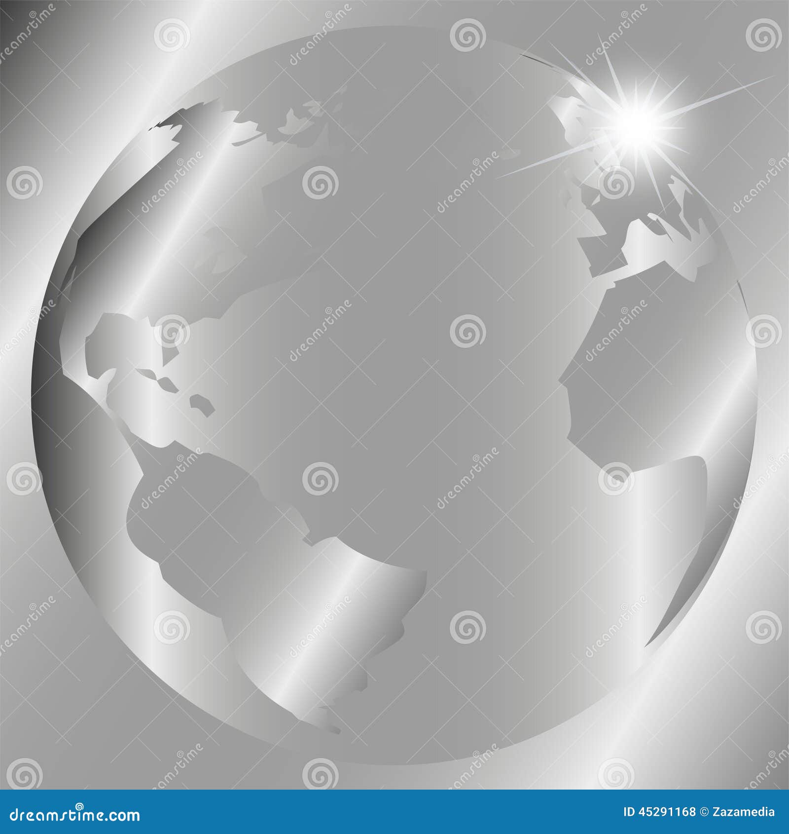 Abstract Gray Background with Globe Stock Vector - Illustration of grey ...