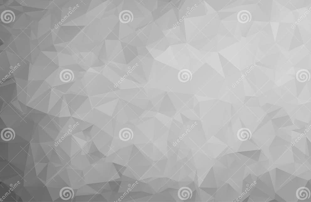 Abstract Gray Background Low Poly Textured Triangle Shapes in Random ...