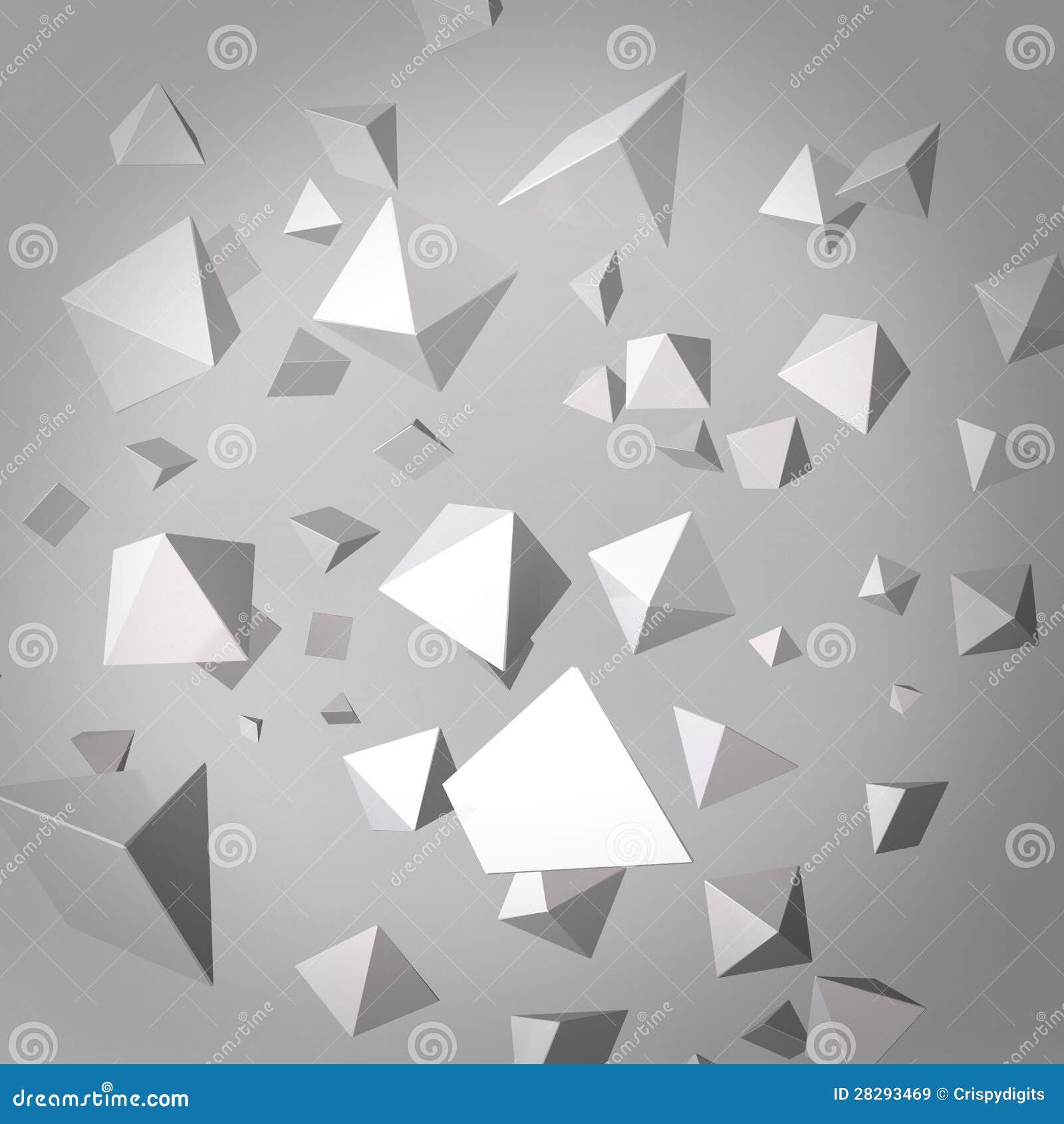 Abstract Gray Background Made of White Prisms Stock Illustration ...