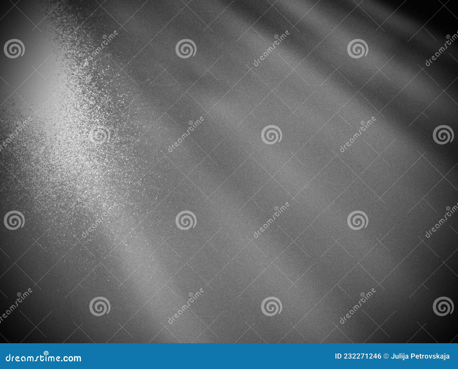 Abstract Gray Background. Oblique Light Rays on a Gray Background with ...
