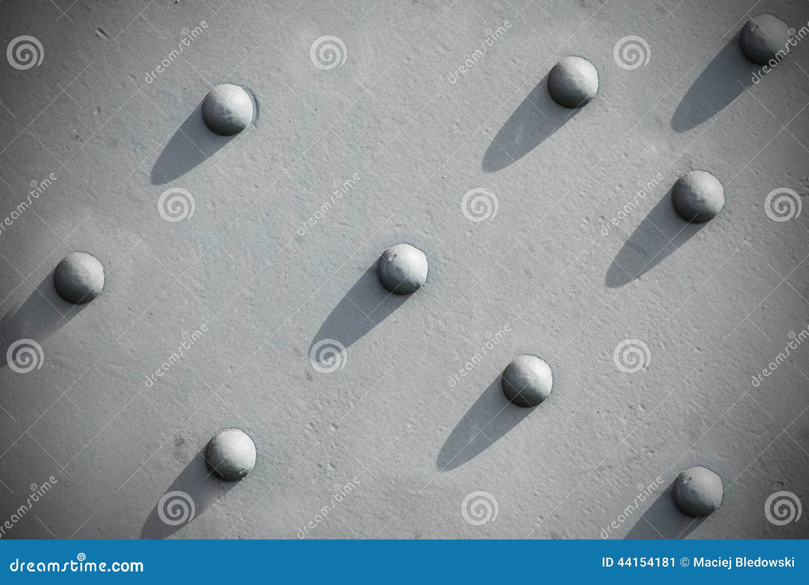 Abstract Gray Background, Riveted Metal Textured. Stock Image - Image ...