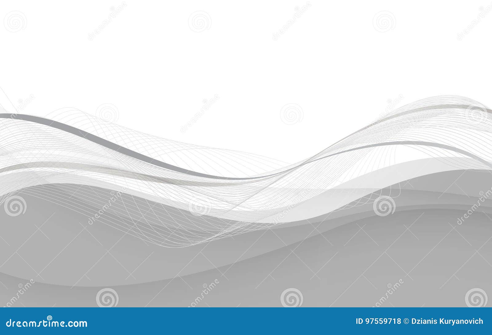 Abstract Gray Background with Wave. Vector Illustration Stock Vector ...