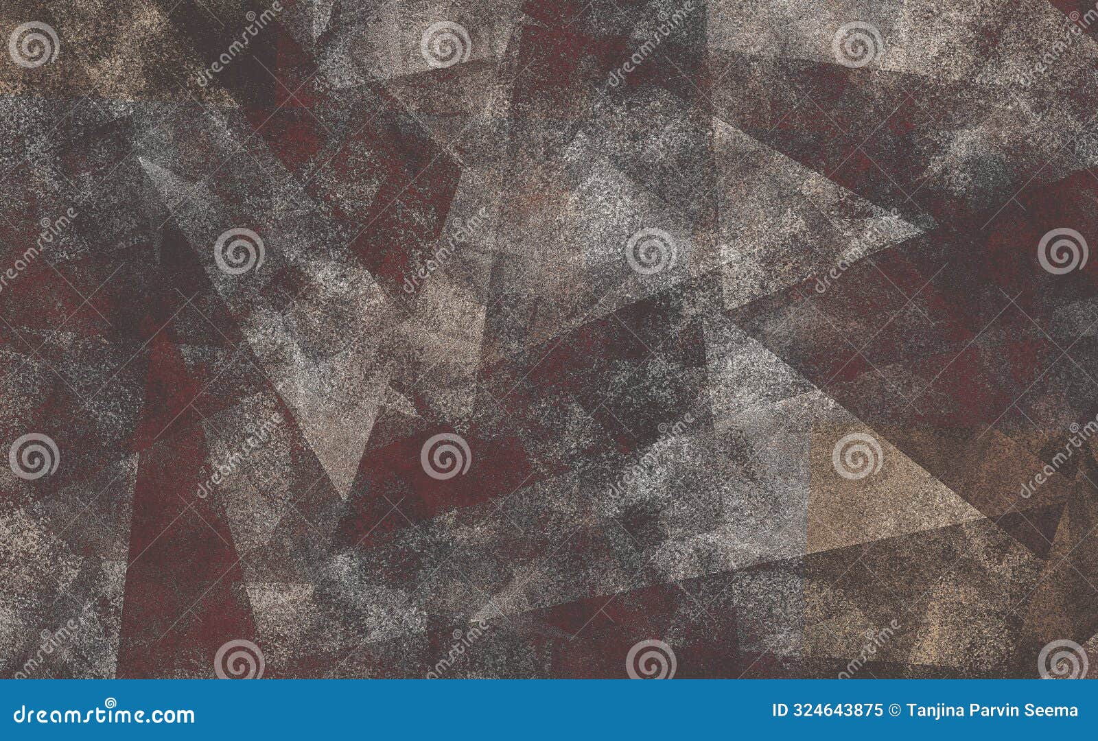 Abstract Gray Black Background with Random Geometric Triangle Pattern ...