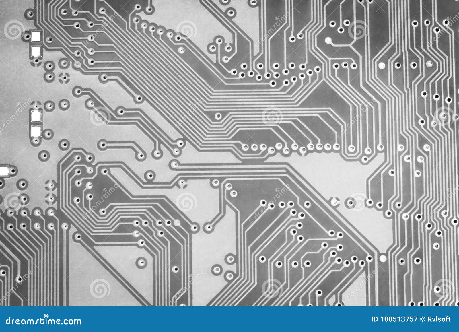 Abstract Gray Circuit Digital Background Stock Image - Image of ...