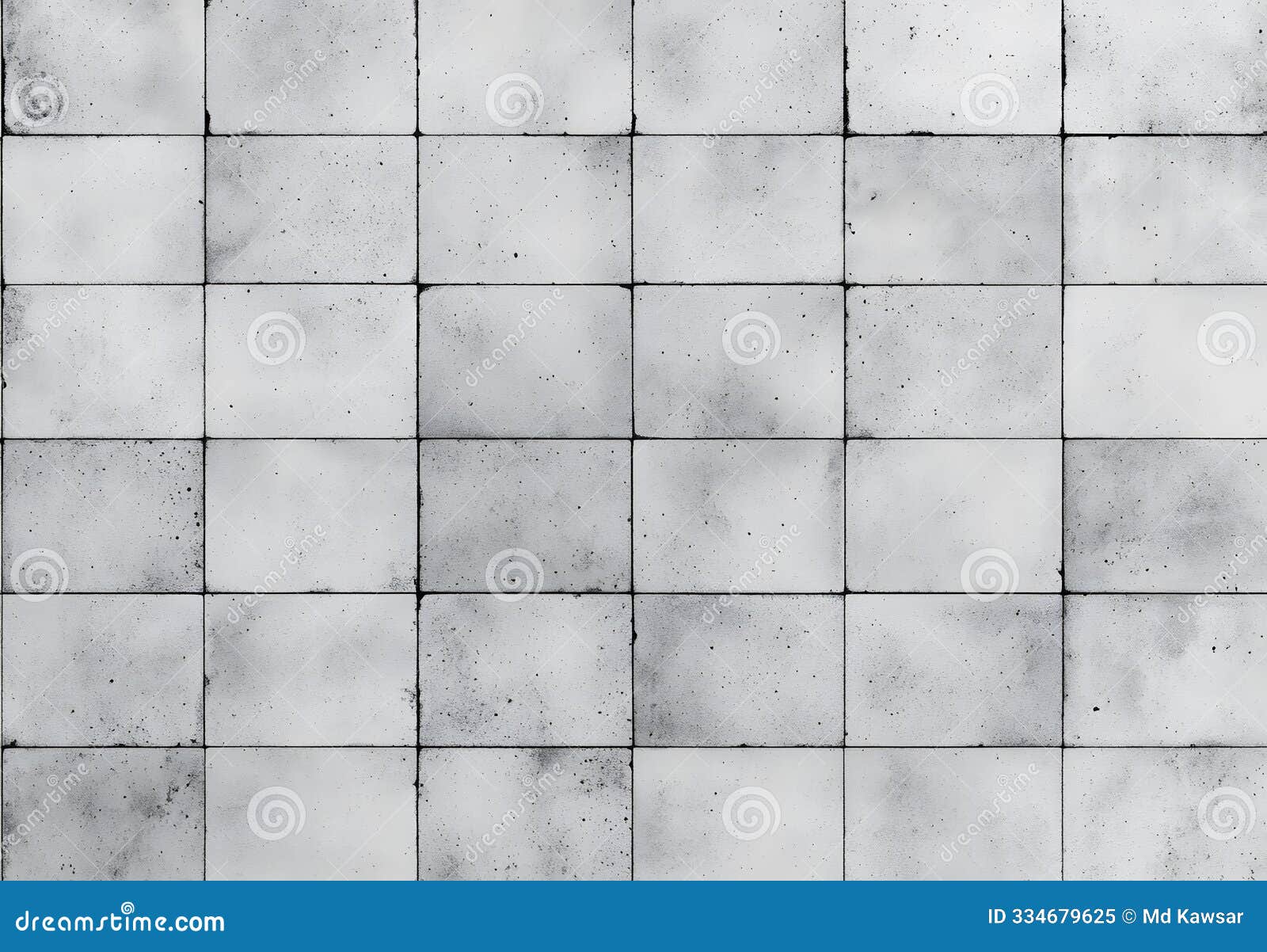 Abstract Gray Concrete Tile Texture Seamless Pattern Stock Illustration ...