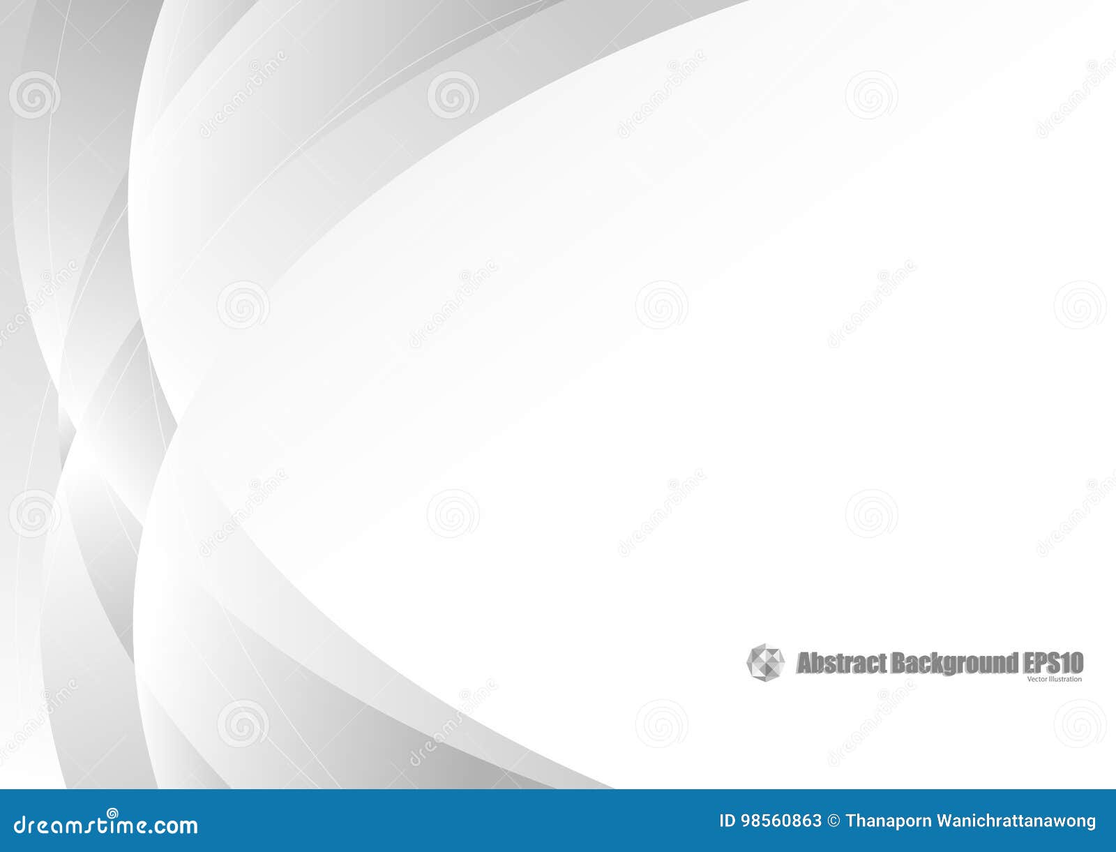 Abstract Gray Curve Background Stock Vector - Illustration of abstract ...