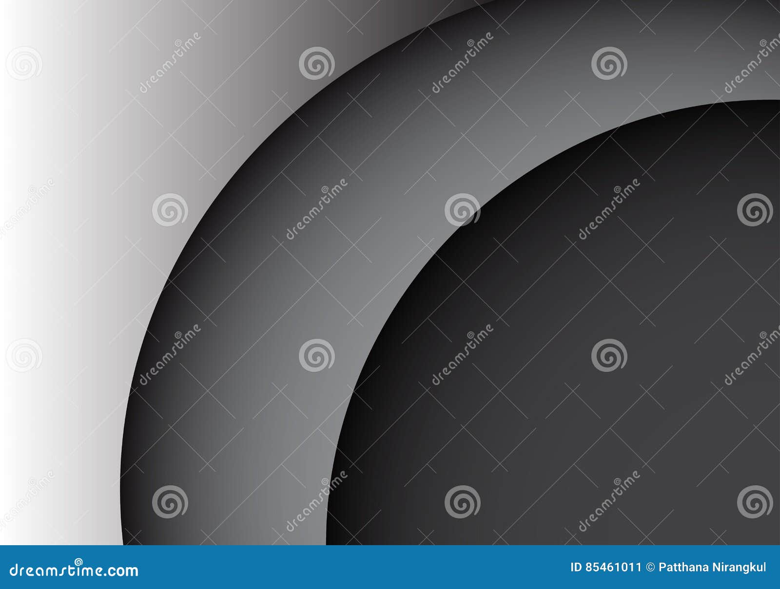 Abstract Gray Curve Shape Design Modern Luxury Background Vector Stock ...