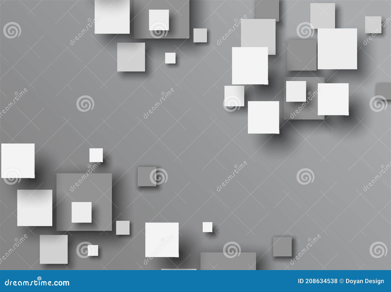Abstract Gray 3d Squares Background Stock Vector - Illustration of ...