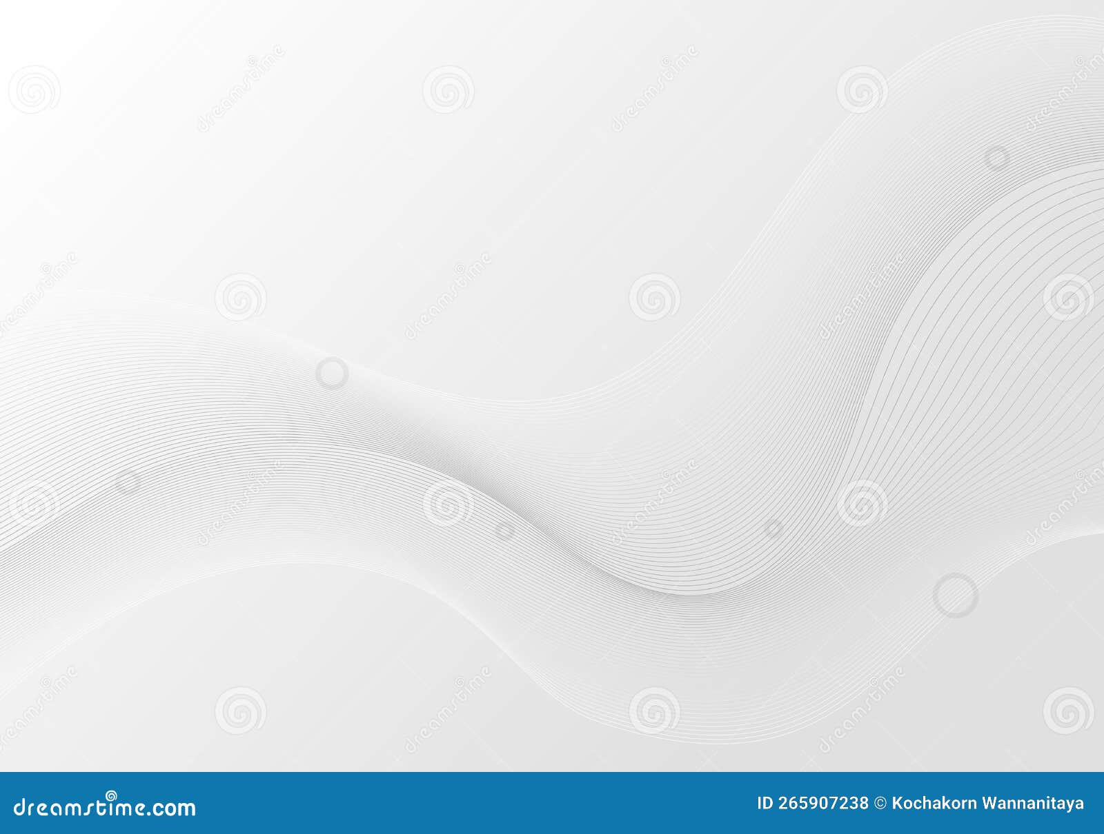 Abstract Gray Lines Wavy Pattern Decorative on Gradient White Template ...
