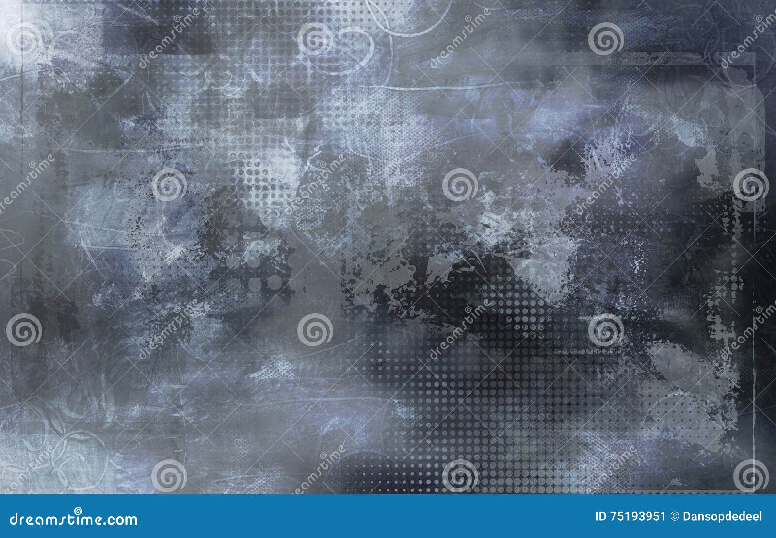 Abstract Gray Shapes, Textures and Pattern Stock Illustration ...