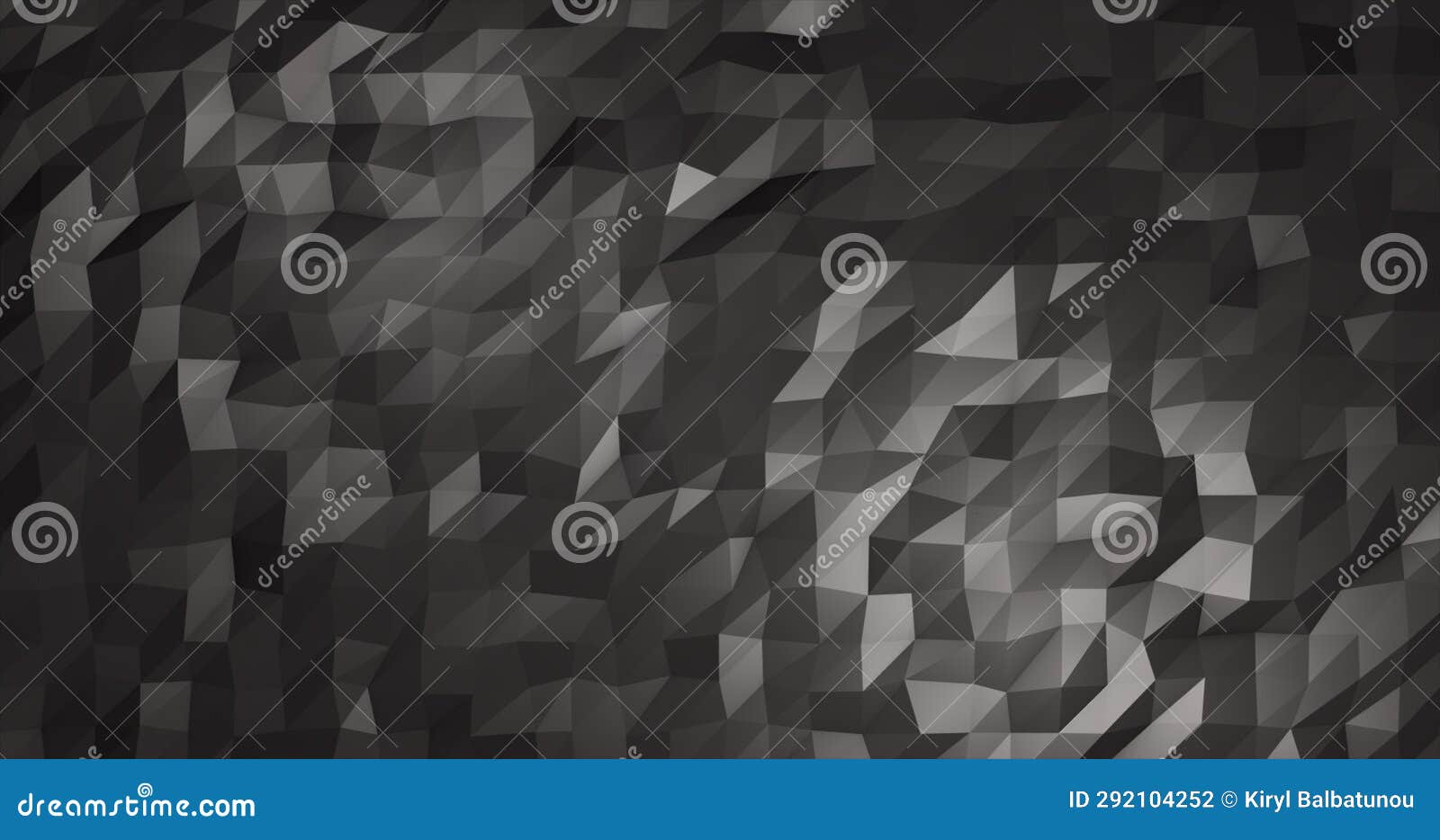 Abstract Gray Silver Low Poly Triangular Mesh Stock Illustration ...