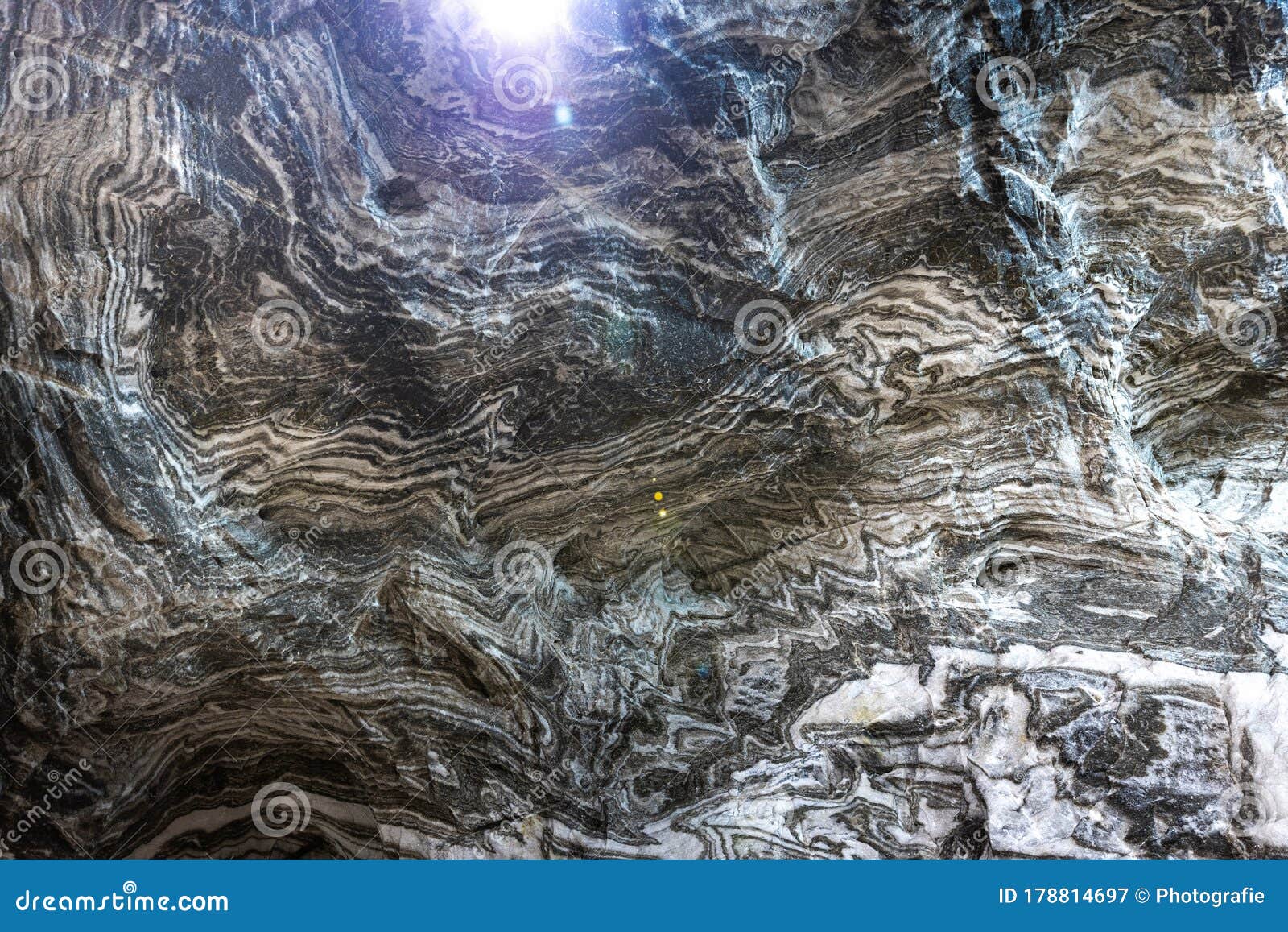 Abstract Gray Texture of Natural, Raw Salt in an Underground Salt Mine ...