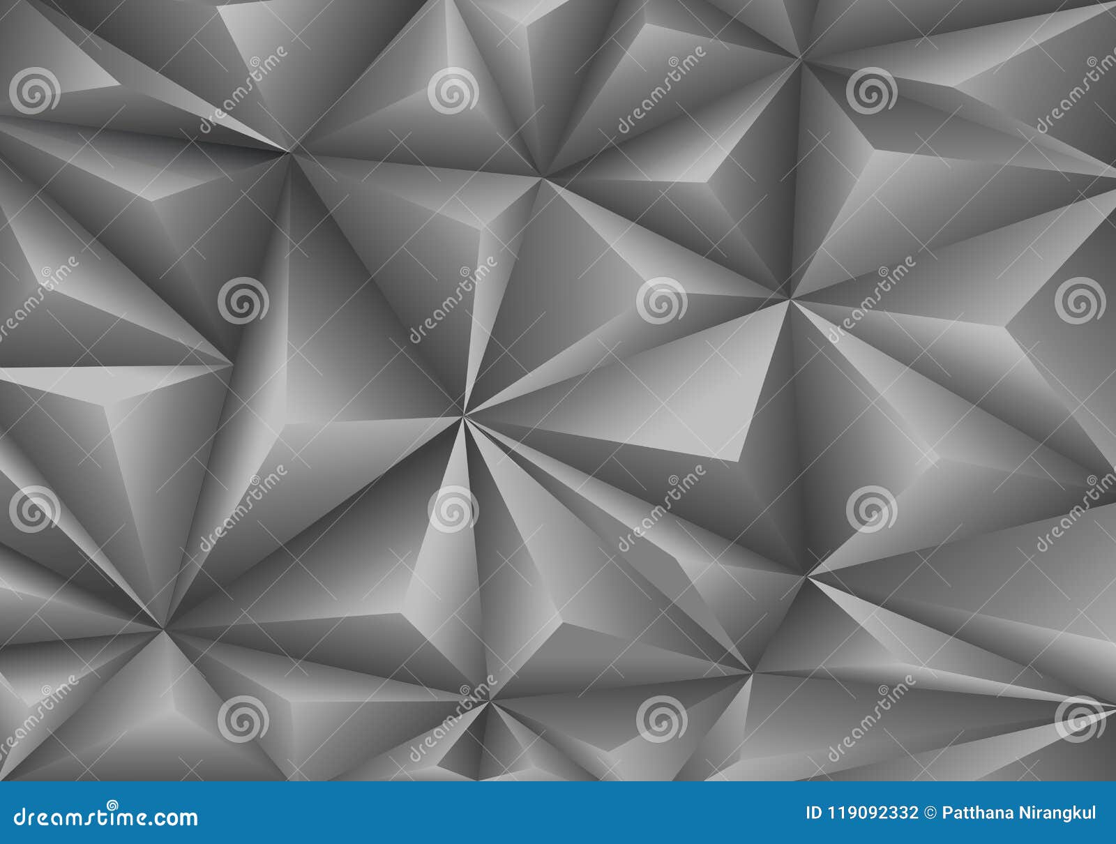 Abstract Gray Triangle Polygon Pattern Background Texture Vector Stock ...
