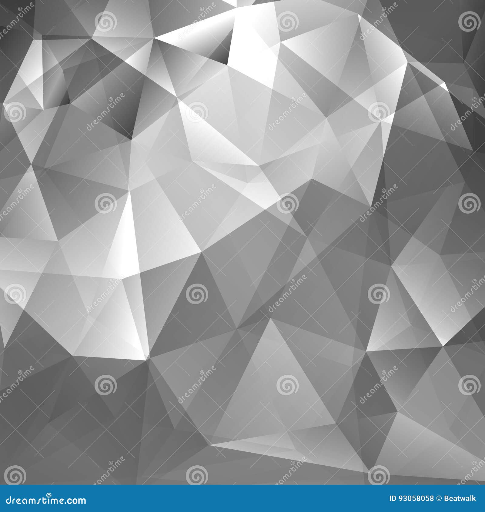 Abstract Gray Triangles Background Stock Vector - Illustration of clip ...
