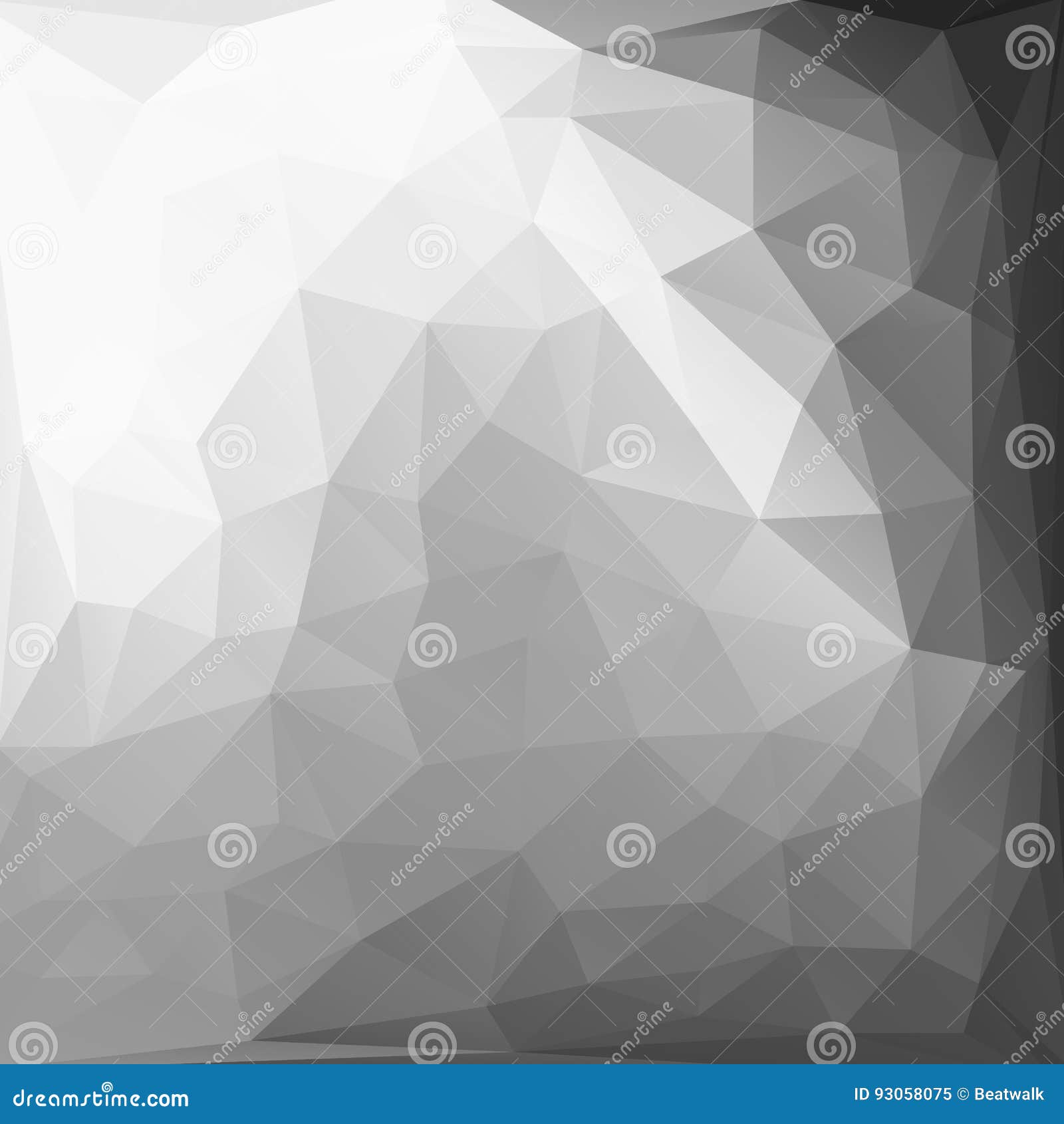 Abstract Gray Triangles Background Stock Vector - Illustration of ...