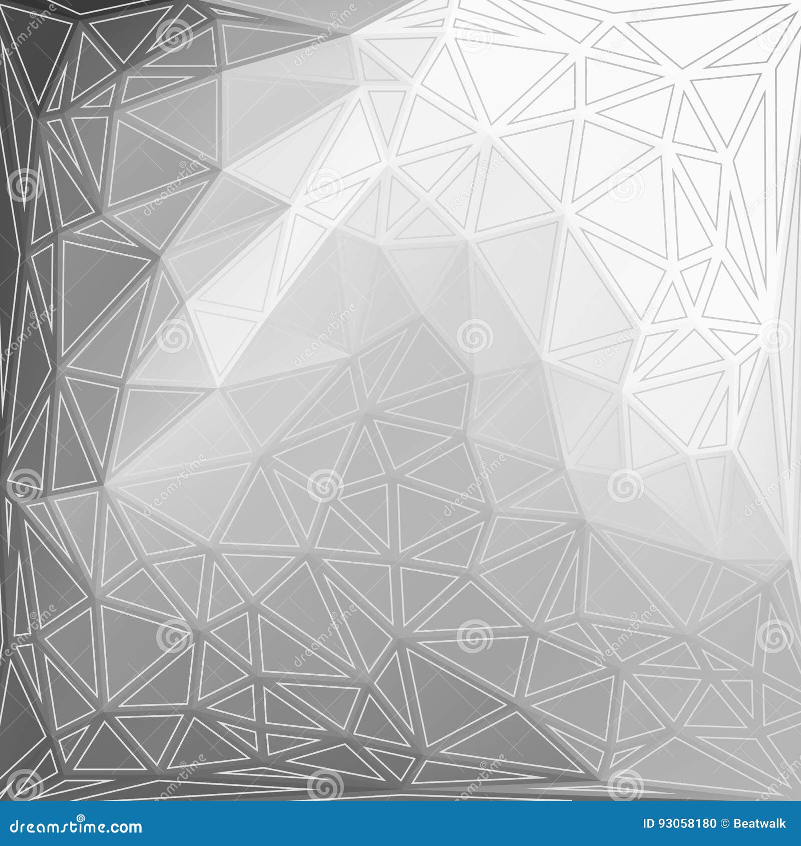 Abstract Gray Triangles Background Stock Vector - Illustration of gray ...