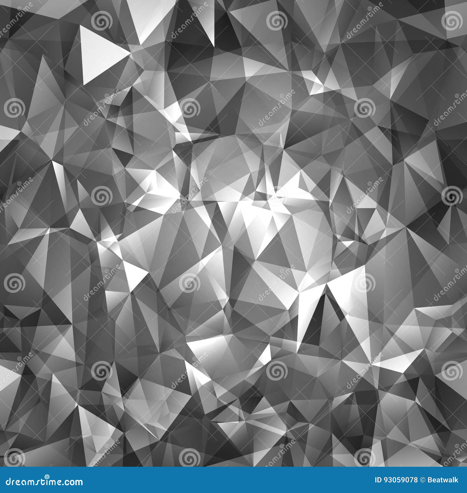Abstract Gray Triangles Background Stock Vector - Illustration of copy ...
