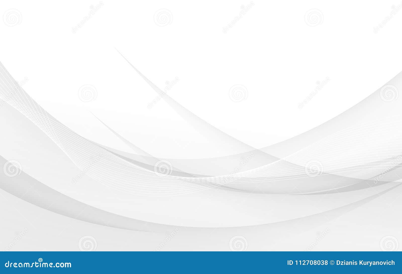 Abstract Gray Waves - Data Stream Concept. Vector Illustration Stock ...