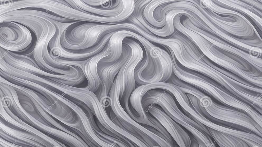 Abstract Gray Wavy Background. 3d Rendering, 3d Illustration Stock ...