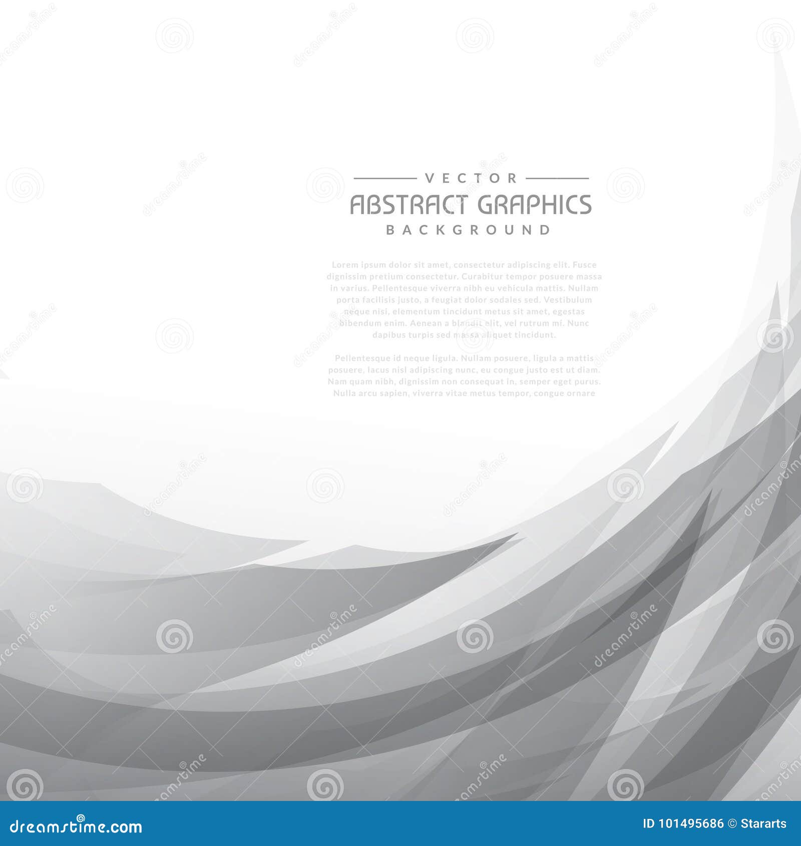 Abstract Gray Wavy Background Stock Vector - Illustration of effect ...