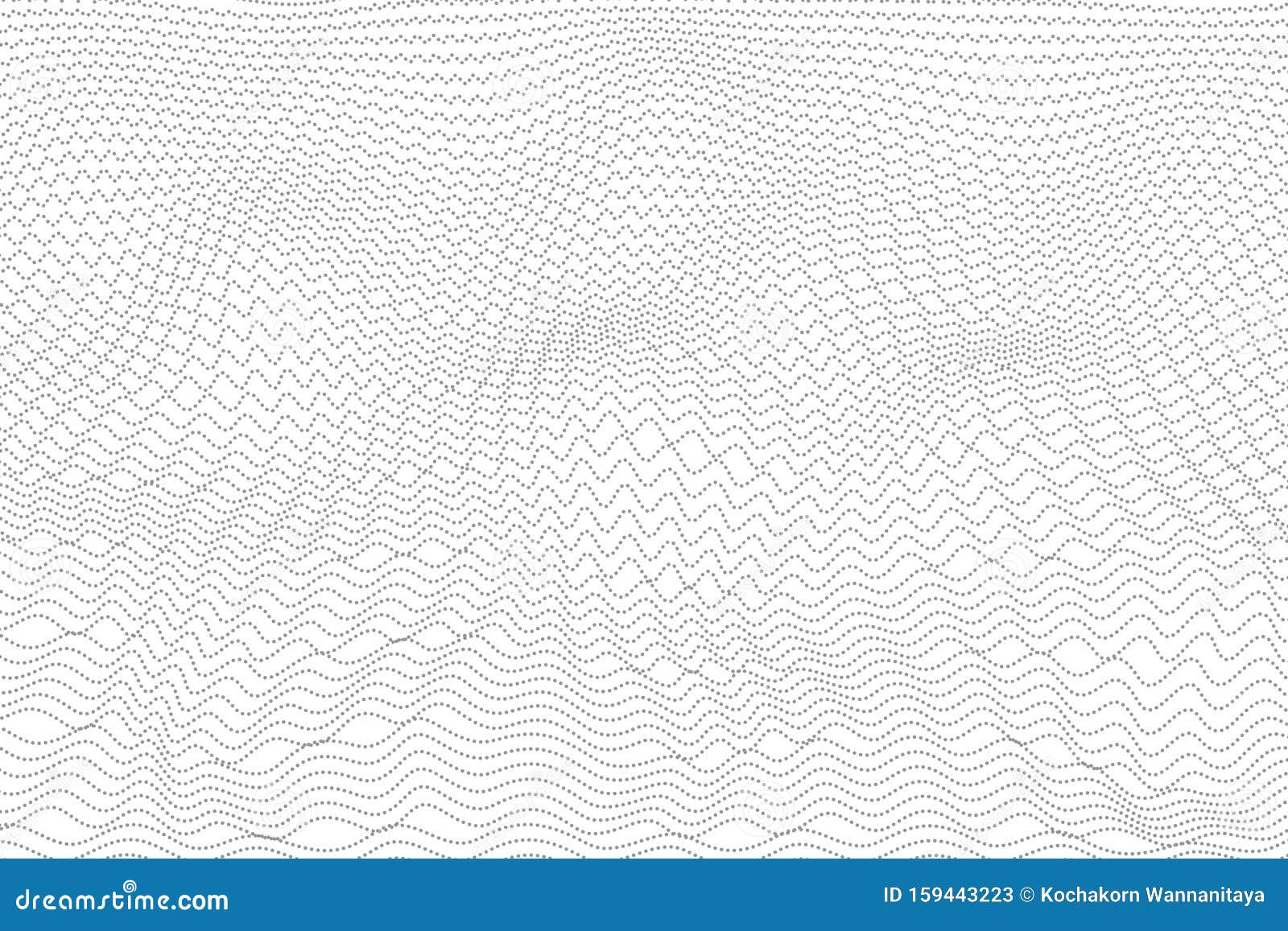Abstract Gray Wavy Dot Pattern Design Background. Illustration Vector ...