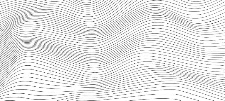 Abstract Gray Wavy Lines. Texture Background Template Vector ...