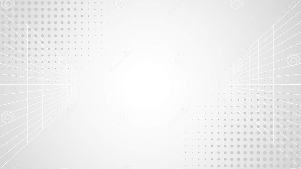 Abstract Gray White Background. White Grid on Gradient Backdrop ...