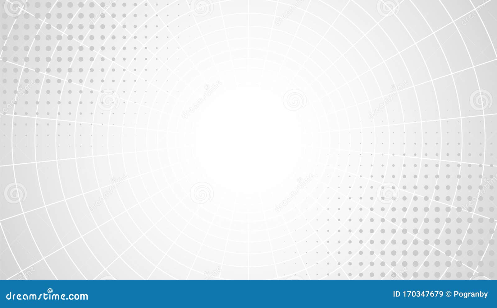 Abstract Gray White Background. White Polar Grid on Gradient Backdrop ...
