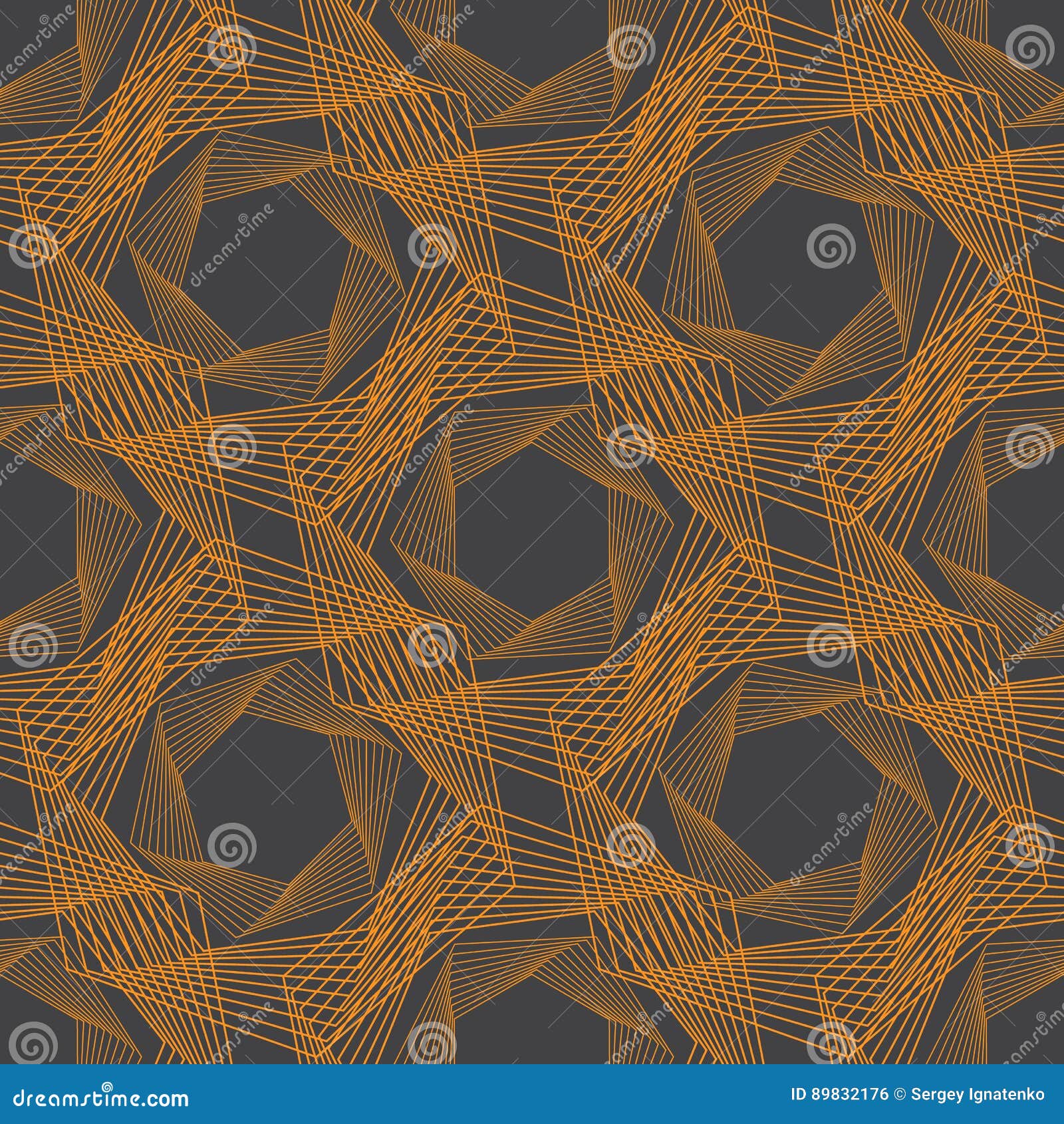 Abstract Gray and Yellow Background with Geometric Pattern. Vector ...