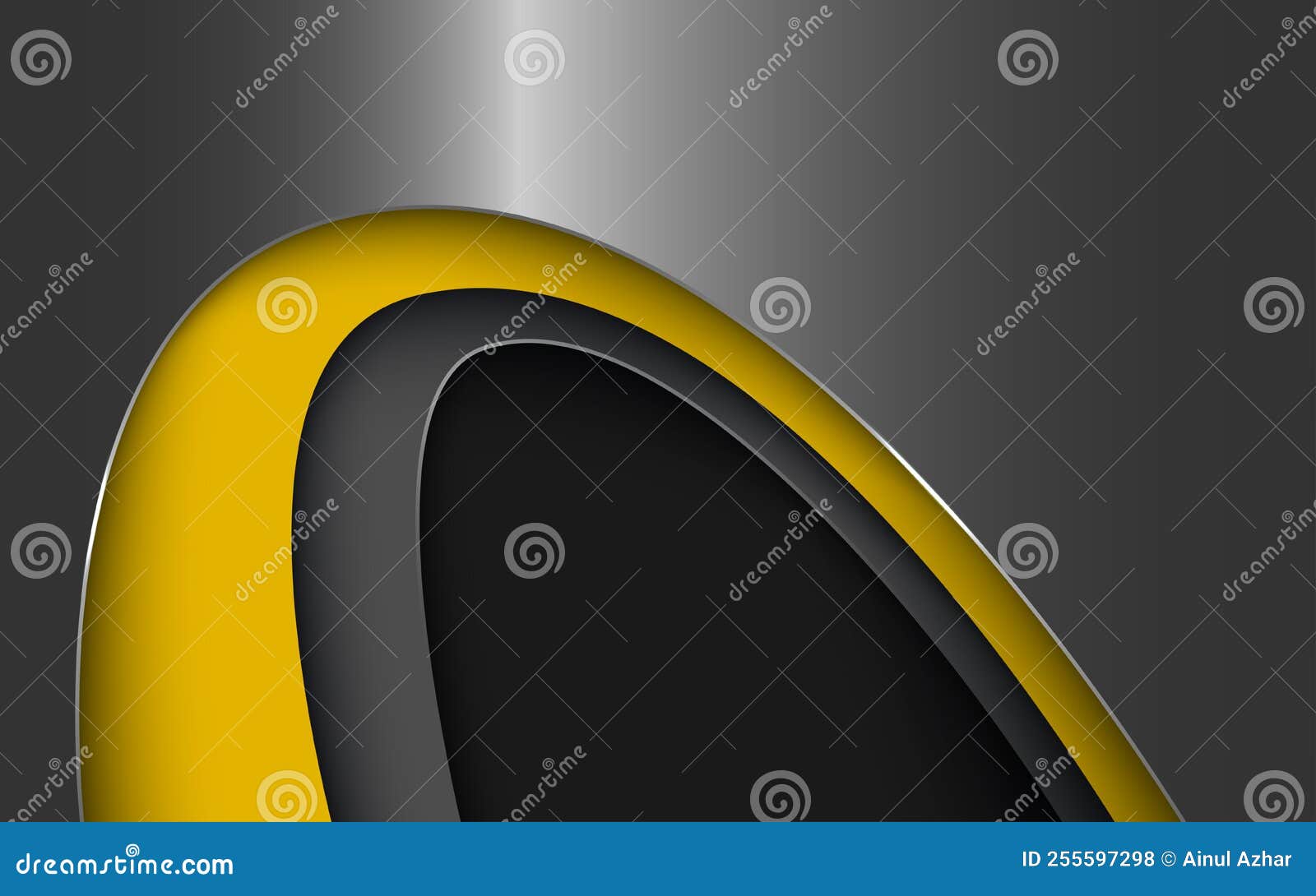 Abstract Gray Yellow Gradient Color with Curve Combination Shape ...