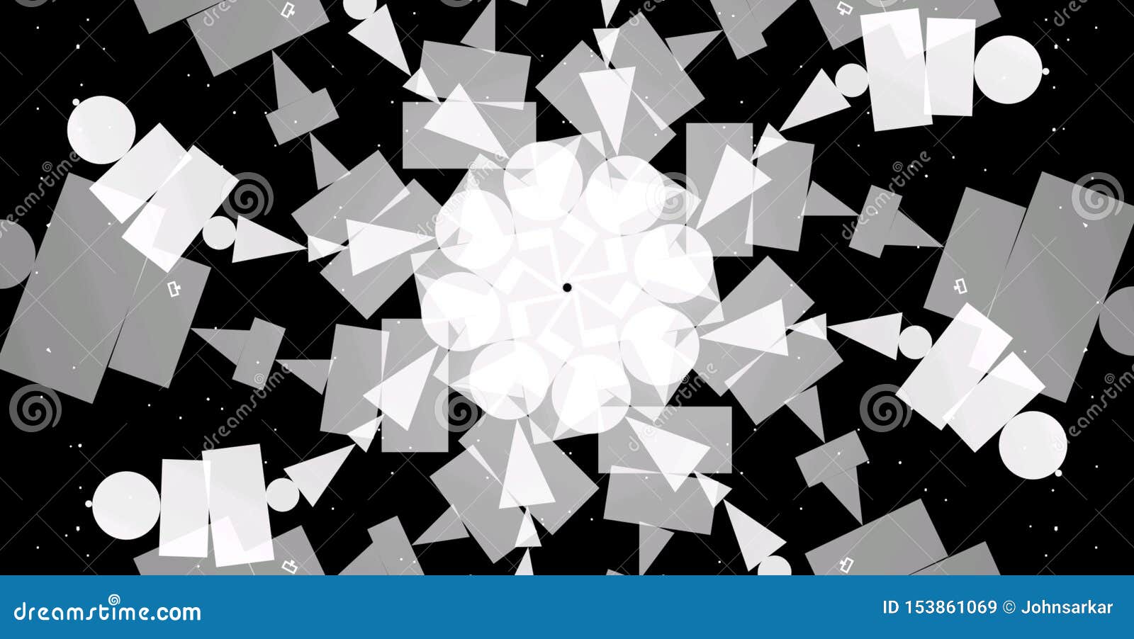 Abstract Grayscale Geometric Background. Geometric Shapes Creative ...