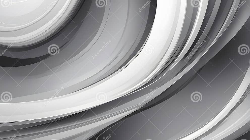 Abstract Grayscale Wave Pattern Stock Illustration - Illustration of ...