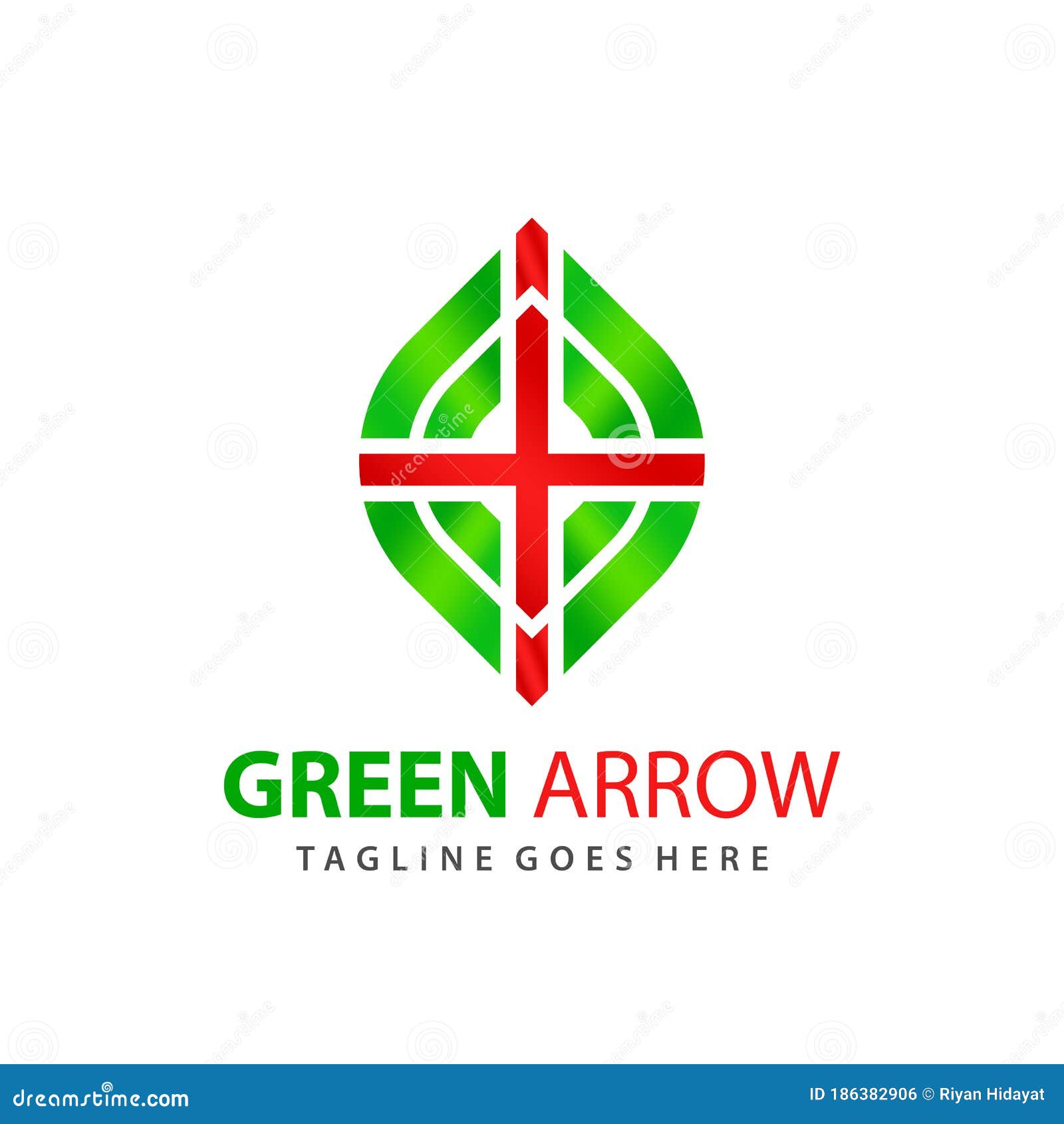 Abstract Green Arrow Leaf Modern Graphics Logo Design Vector ...