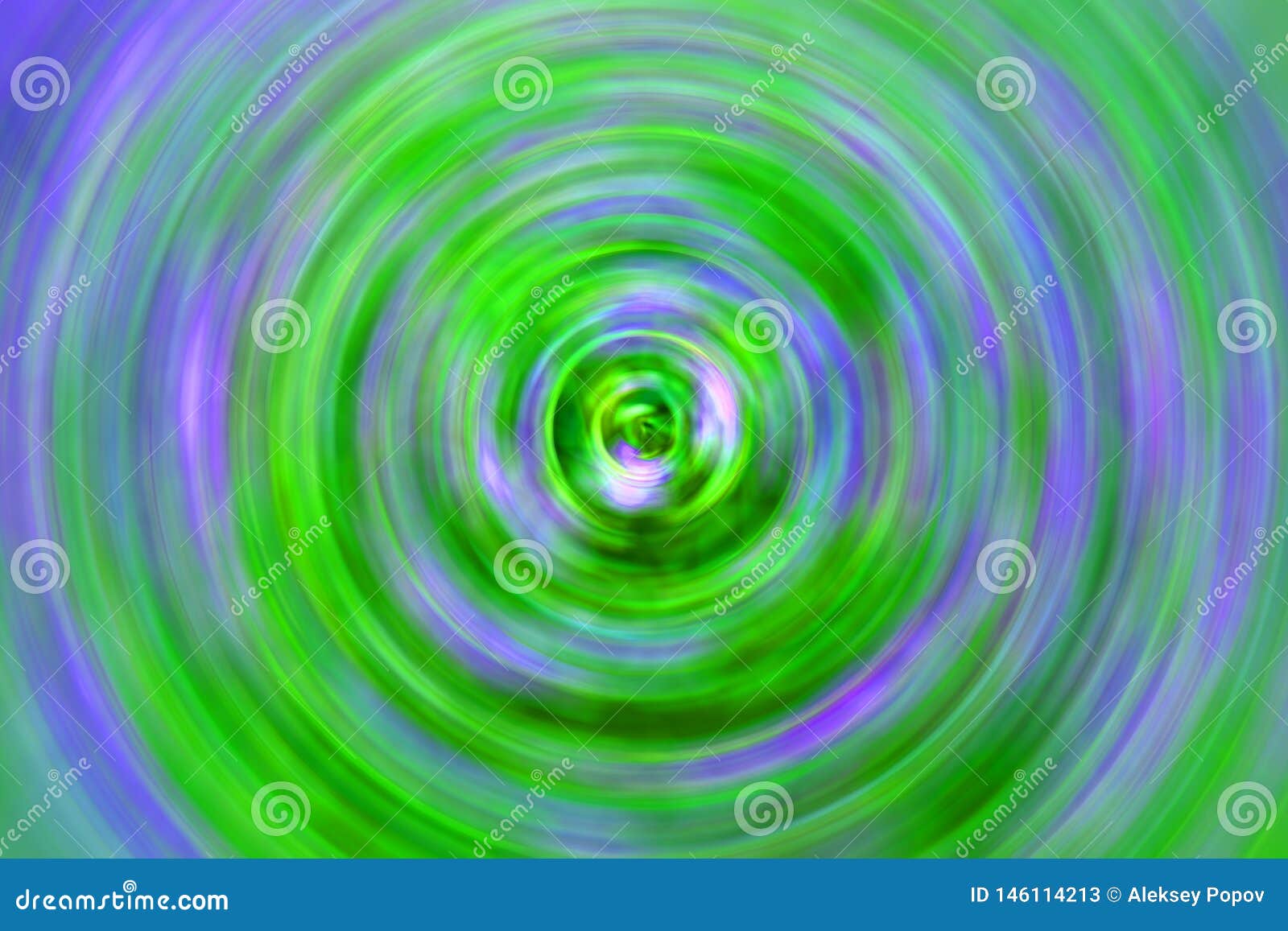 Abstract Green Background - Concentric Circles. Stock Illustration ...