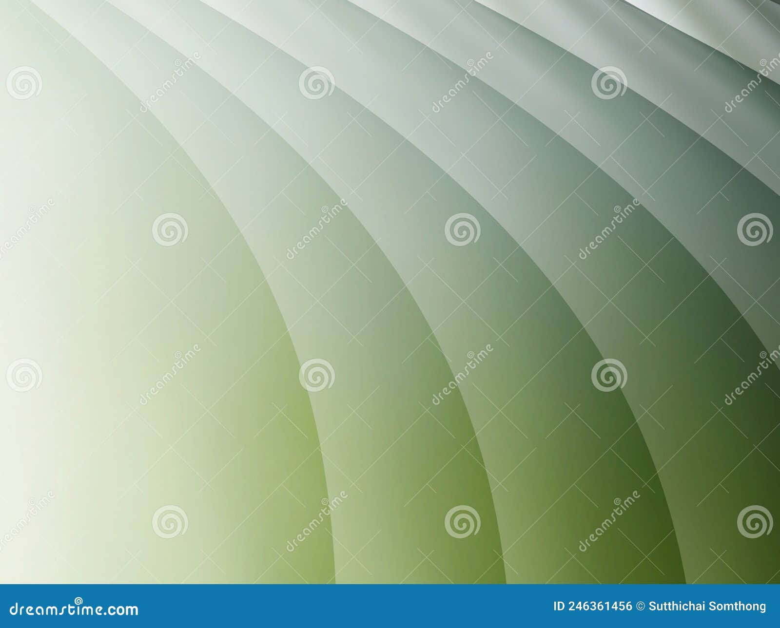 Abstract Green Background with Curved Lines Stock Illustration ...