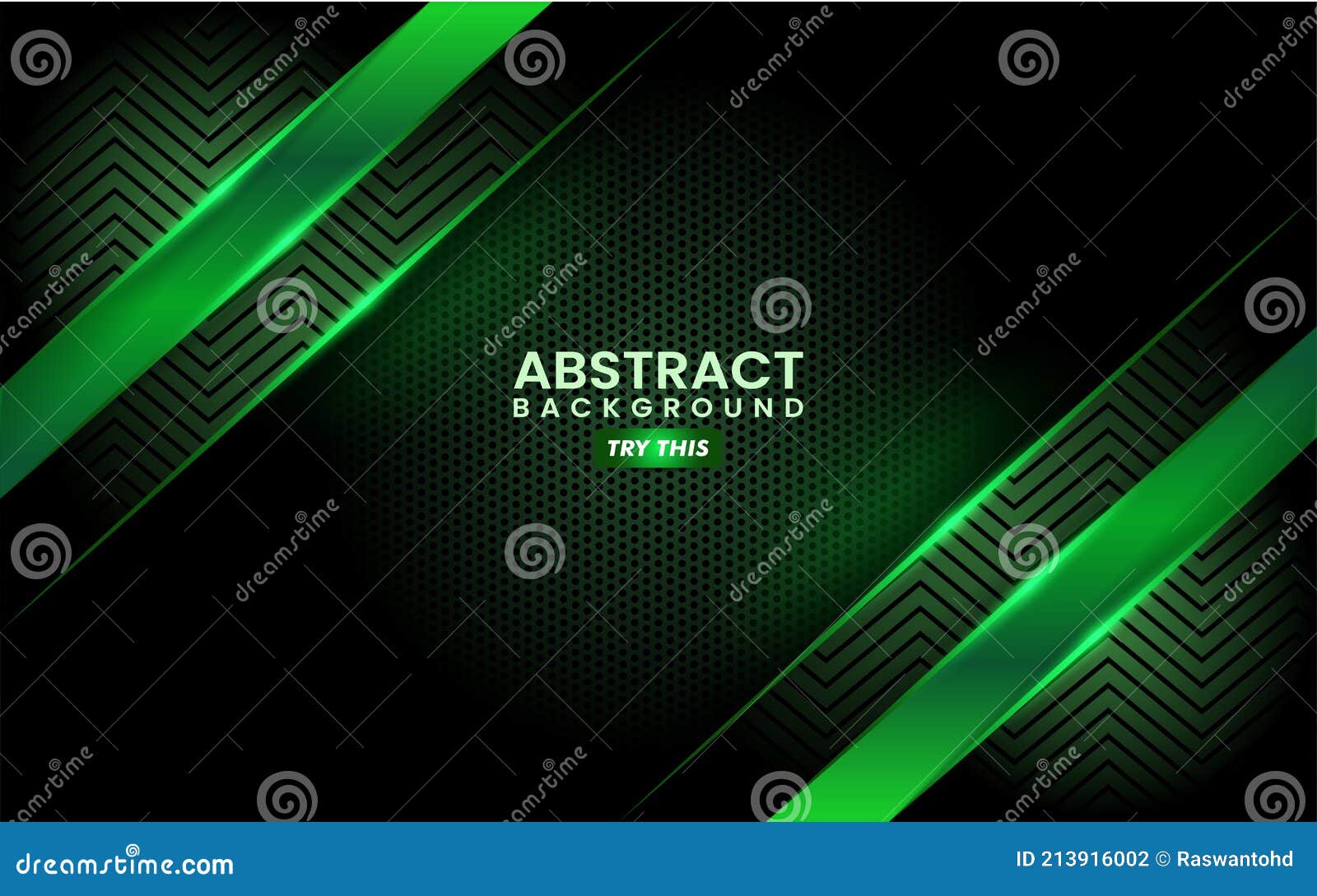 Abstract Green Background With Overlap Layer Textured Pattern Concept