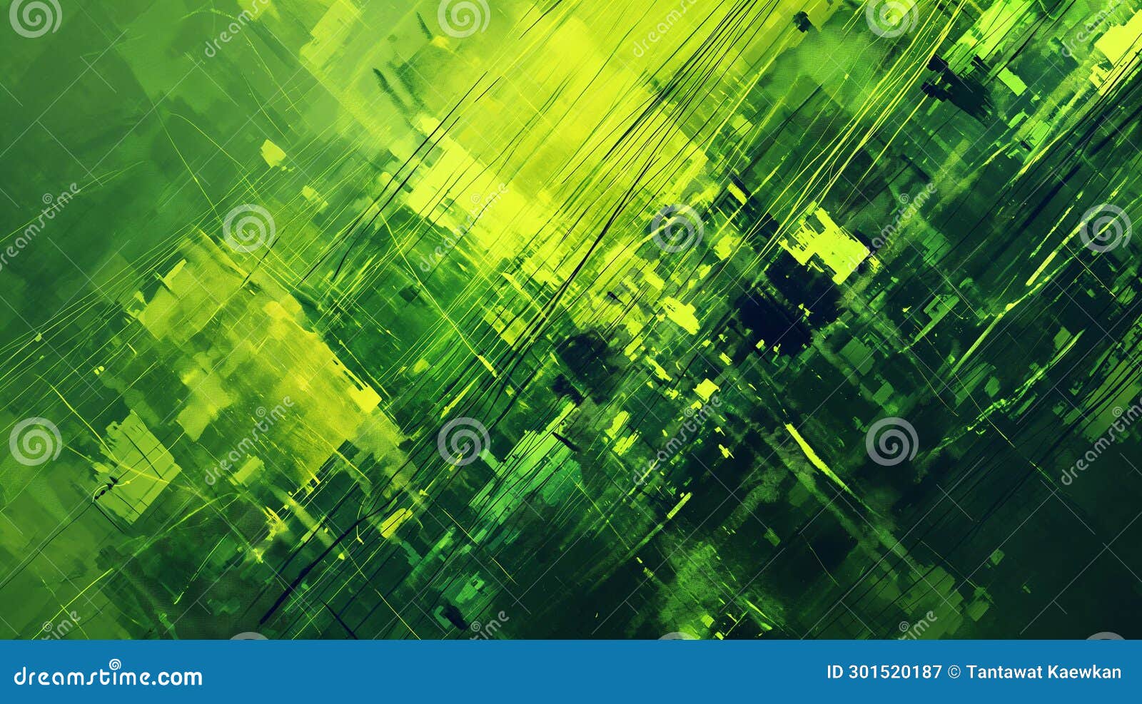 Abstract Green Background Paint Stock Illustration - Illustration of ...