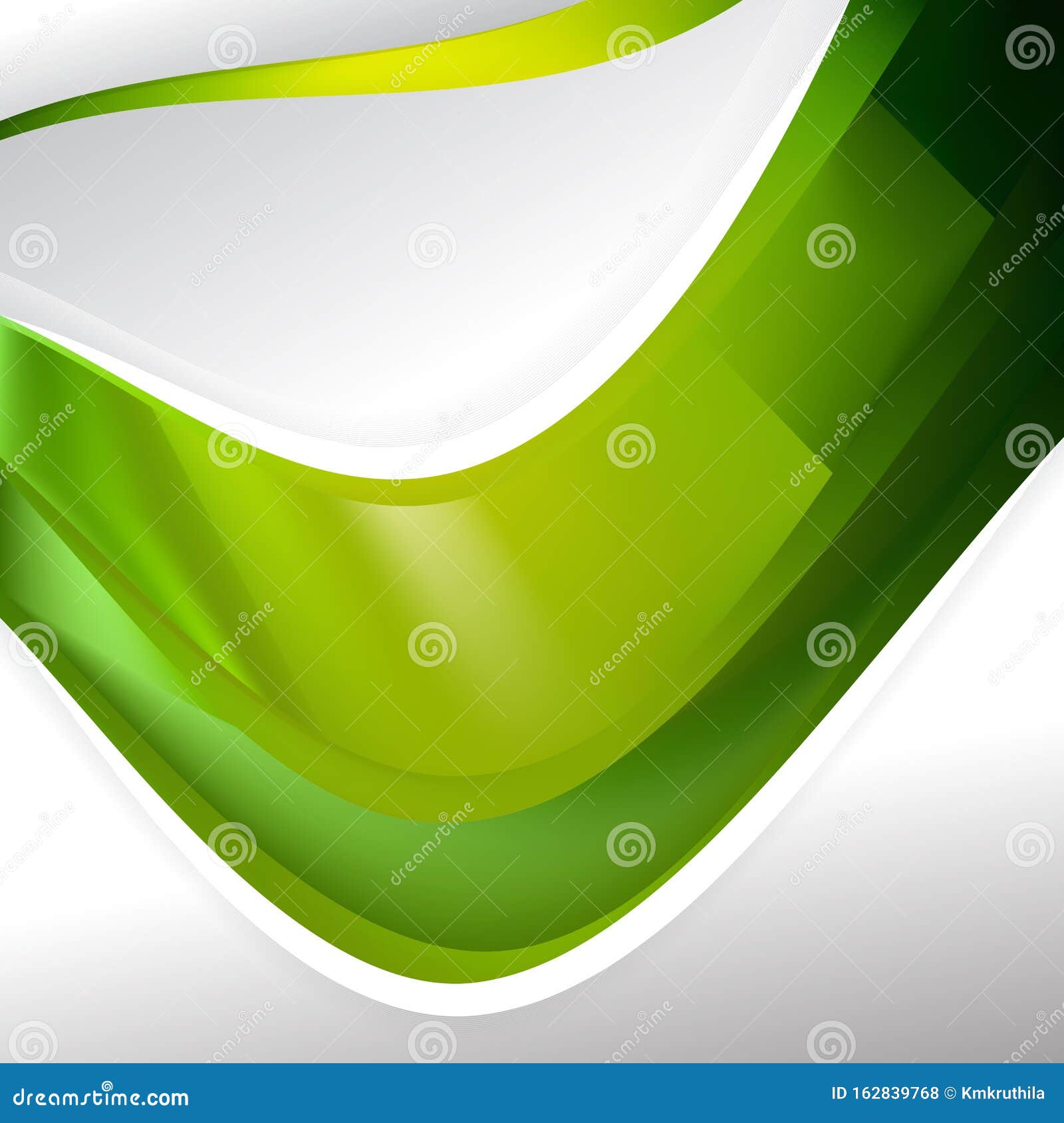 Abstract Green Background Template Stock Vector - Illustration of ...