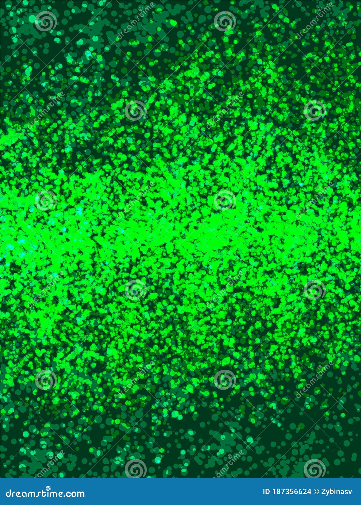 Abstract Green Background. Texture of Many Dots Stock Vector ...