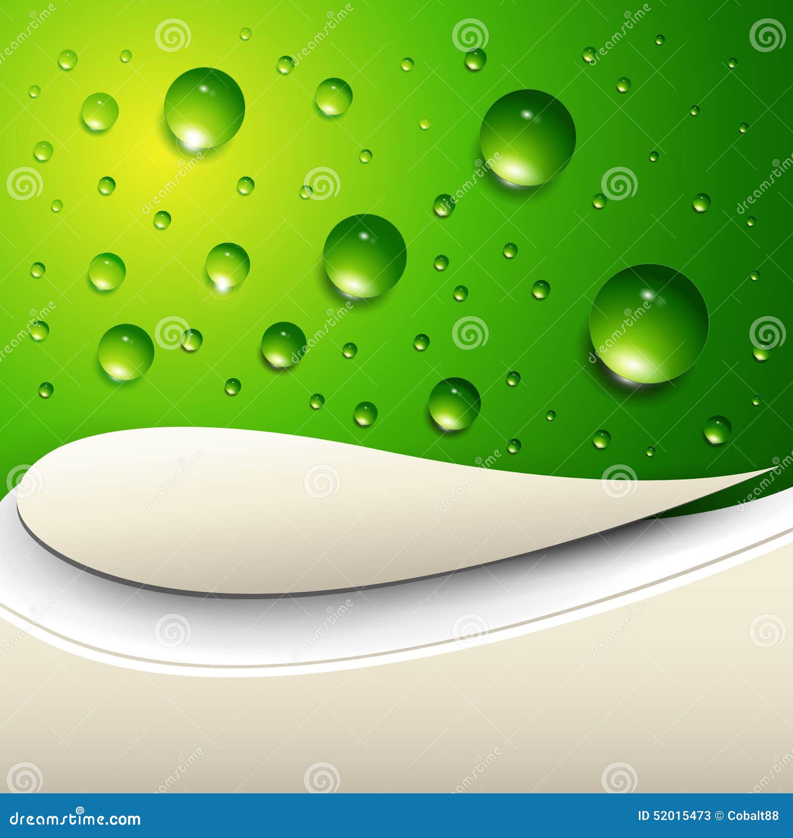 Abstract green background stock vector. Illustration of curve - 52015473