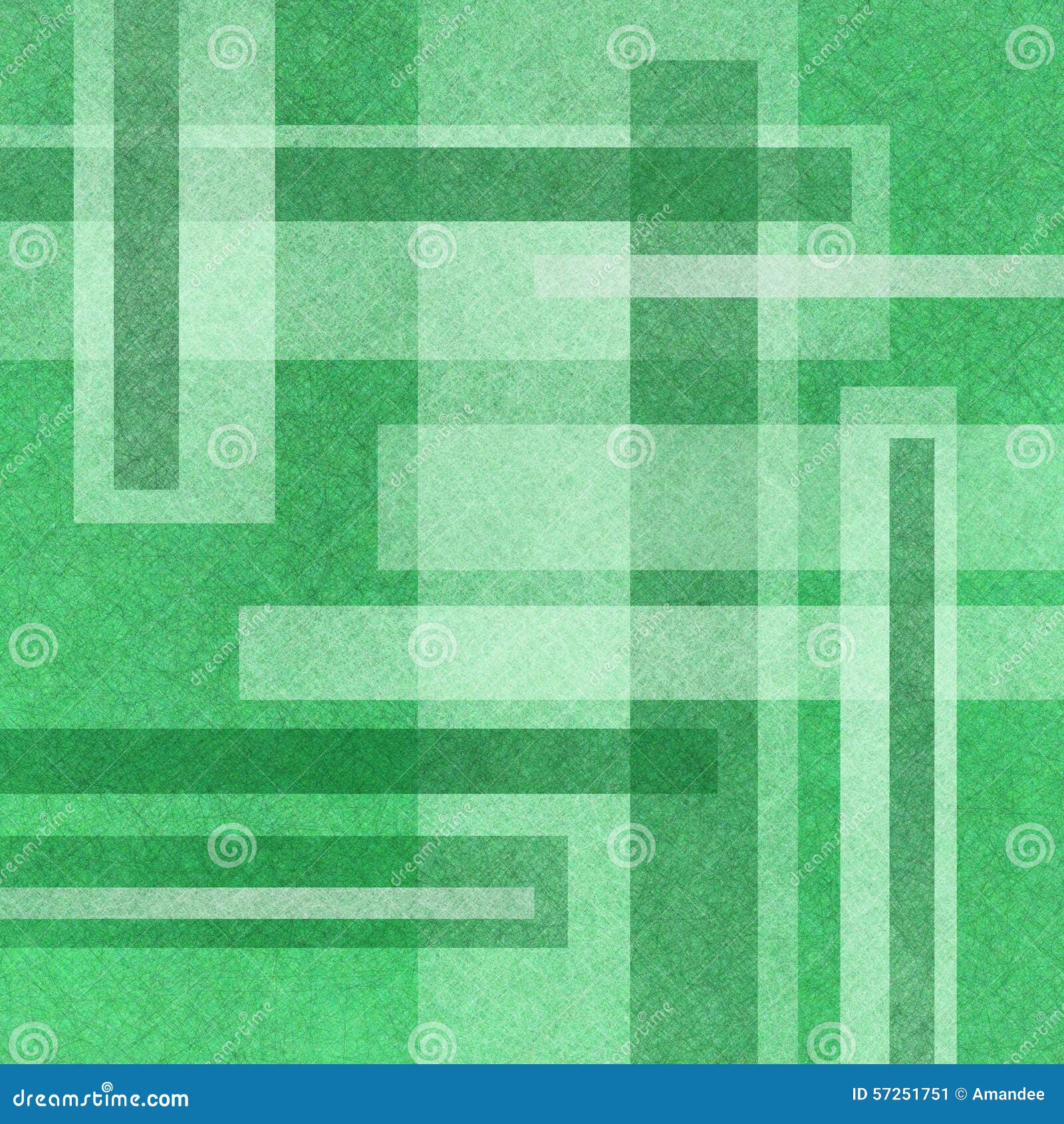 Abstract Green Background with White Rectangles in Abstract Layout ...