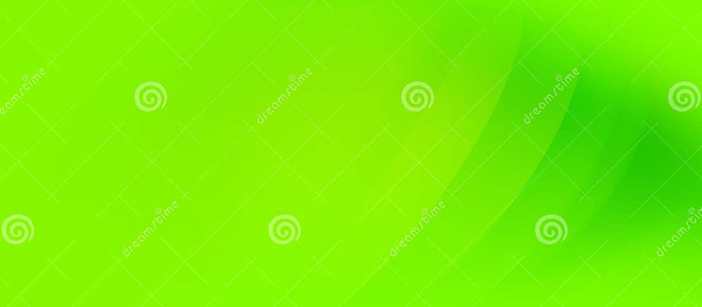Abstract Green Background, Wide Banner Stock Illustration ...