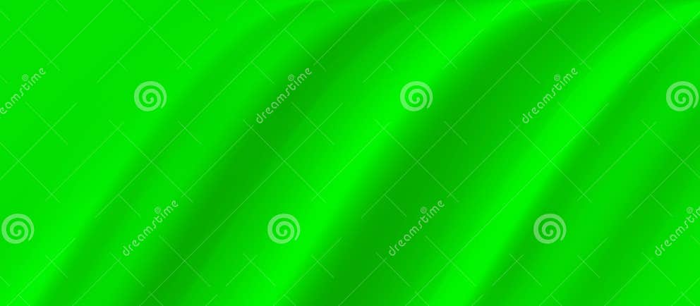 Abstract Green Background, Wide Banner Stock Illustration ...